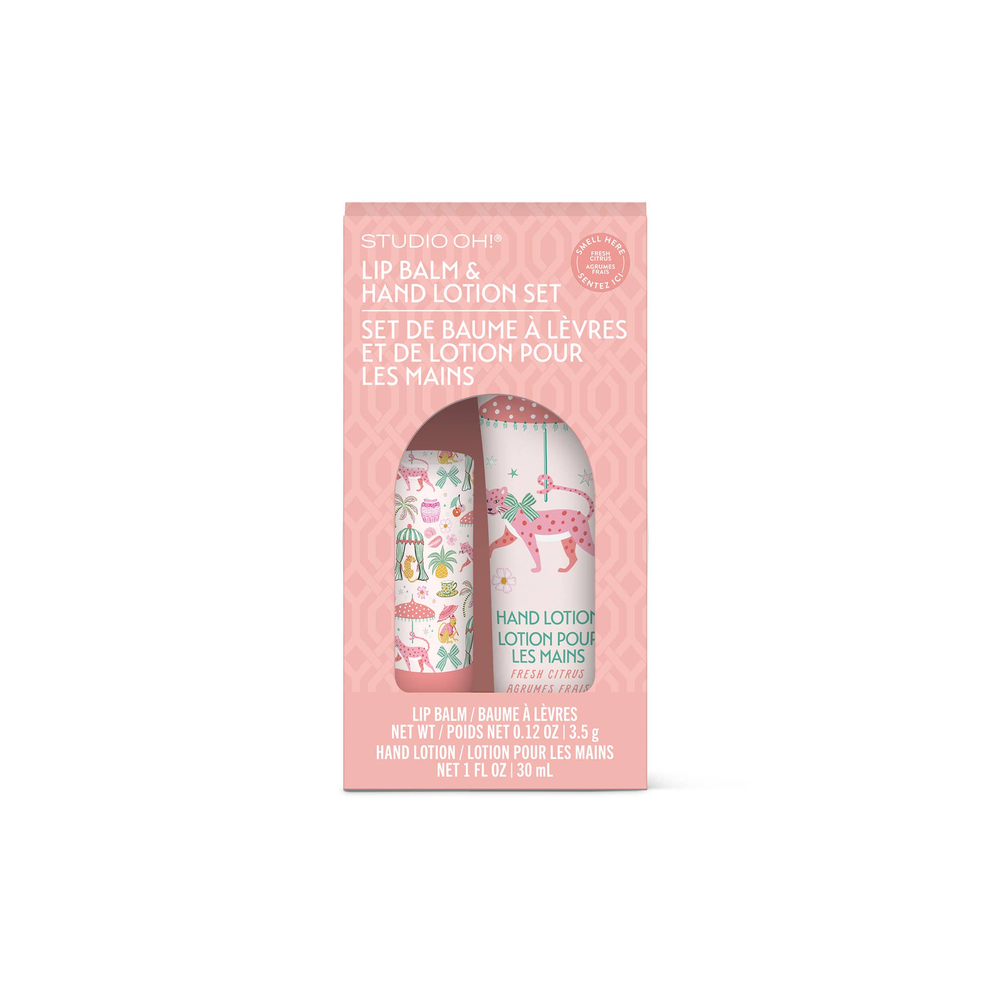 Leopard on Parade Lip Balm & Hand Lotion Set – Poppy & Pomelo