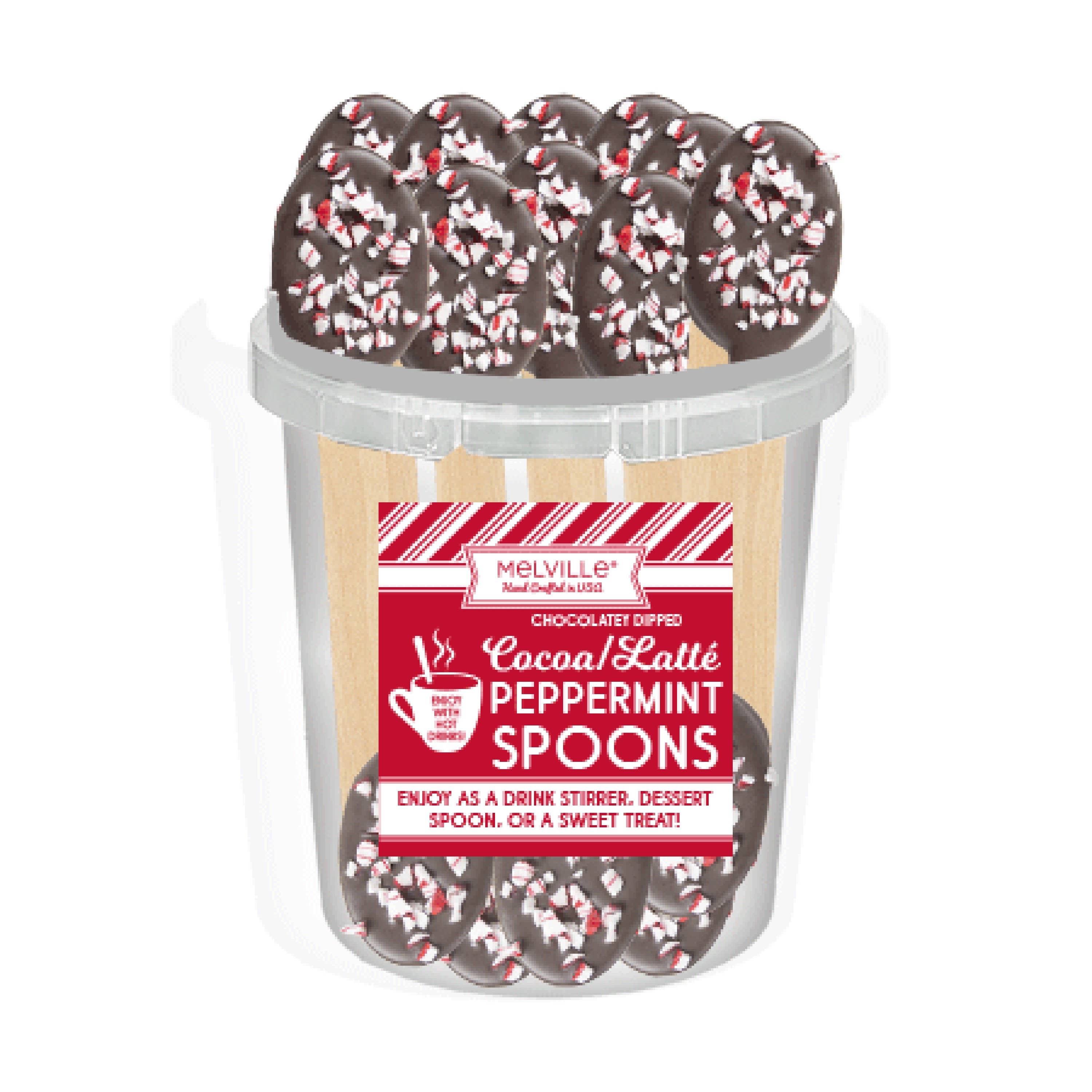 Chocolate Dipped Peppermint Spoon – Poppy & Pomelo
